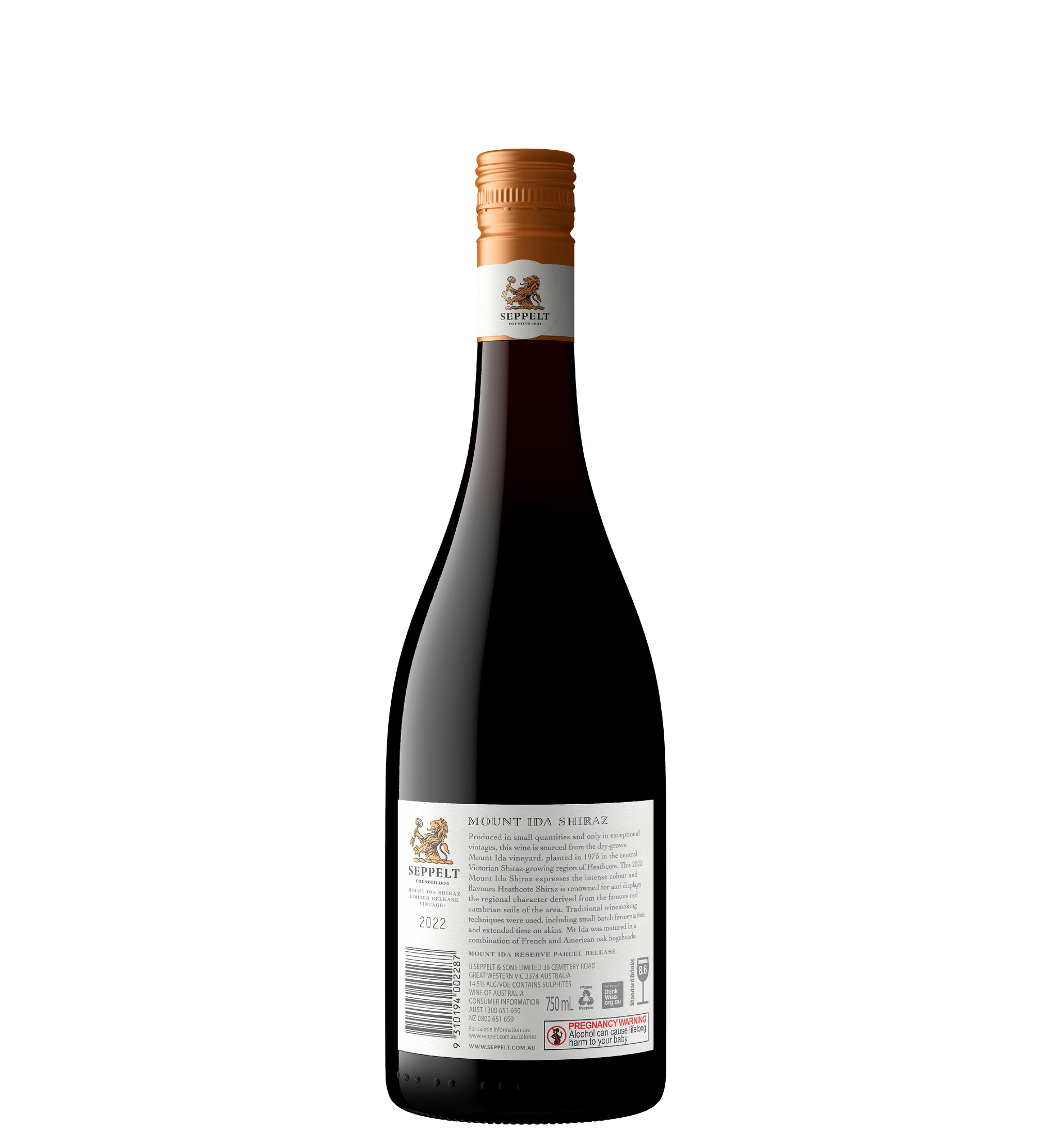 2022 Seppelt Mt Ida Shiraz – Notes Wine