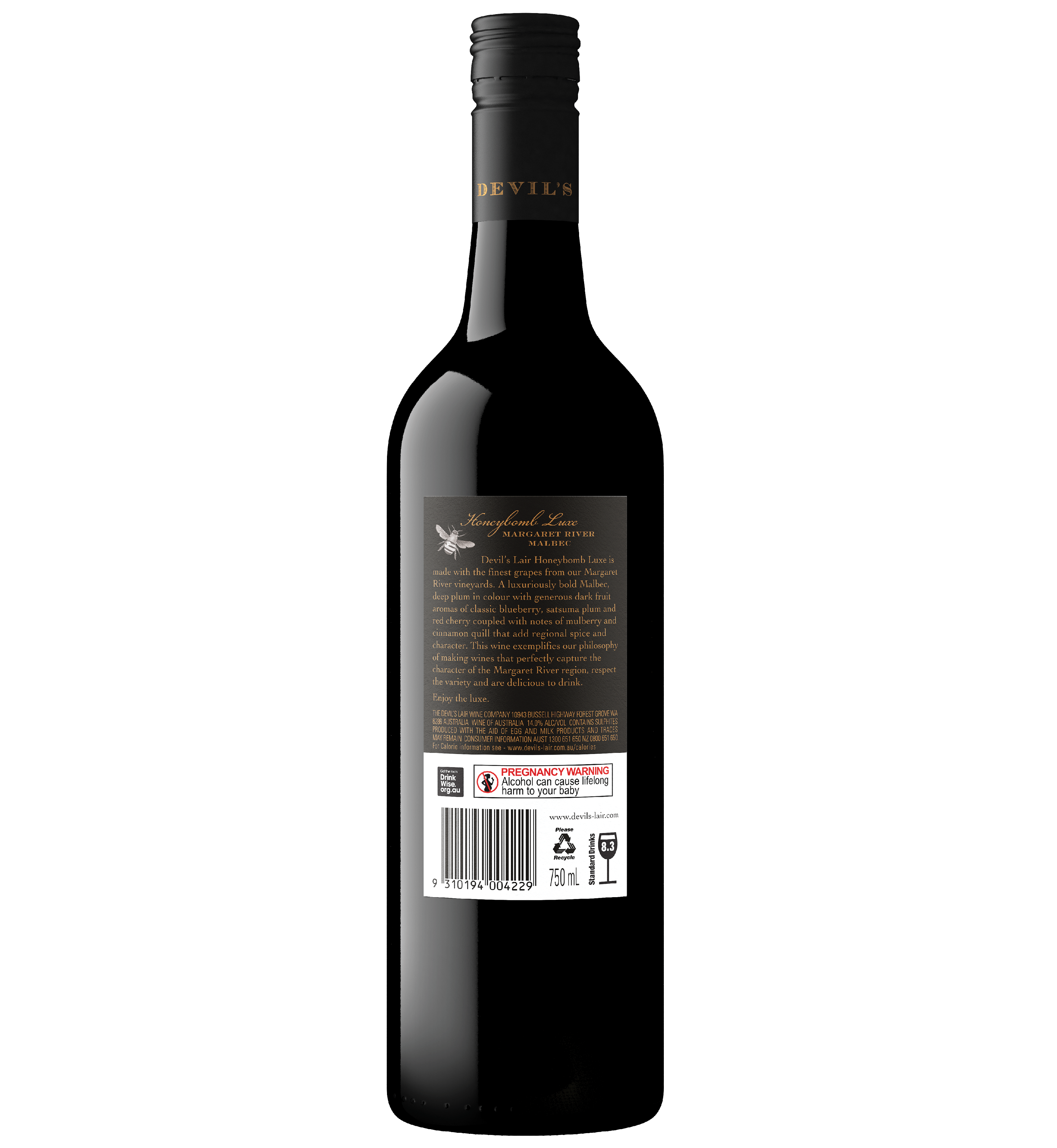 2021 Devil's Lair Honeybomb Luxe Malbec – Notes Wine